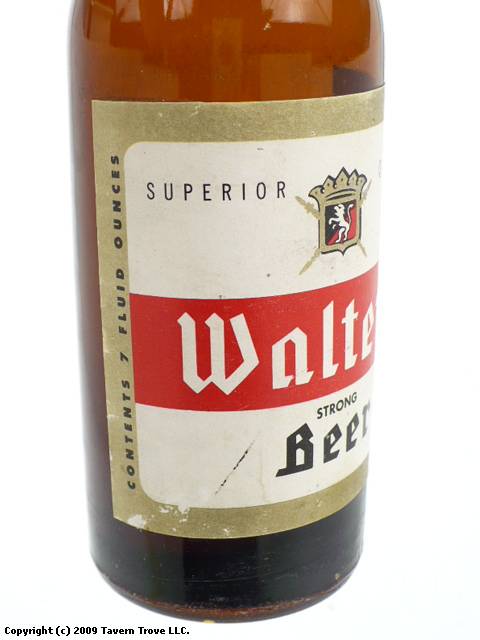 Item #56748 1963 Walter's Strong Beer Bottle