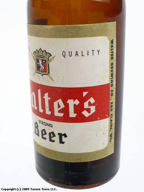 Item #56748 1963 Walter's Strong Beer Bottle