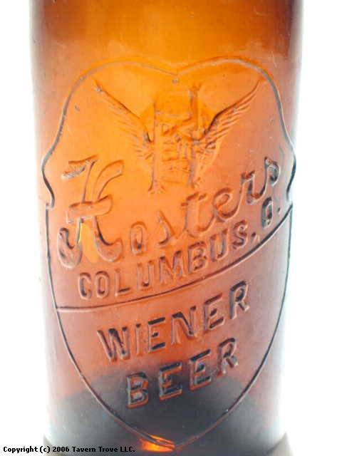 Item #26732 1890 L. Hoster Brewing Co. Wiener Beer Bottle