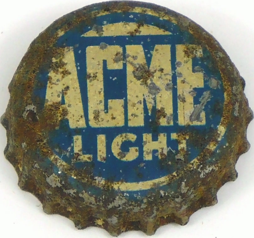 Item #89139 1937 Acme Light Bottle Cap