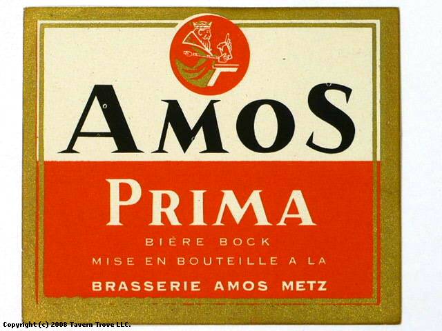 Item #43416 1962 Amos Prima Label