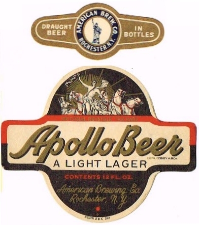 Item #66583 1936 Apollo Beer Label NY98-6