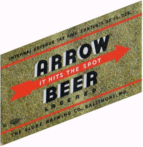 Item #2842 1941 Arrow Beer Label ES74-02