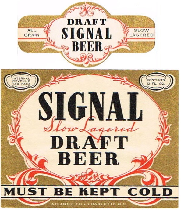 Item #80839 1943 Atlantic Beer Label ES82-11