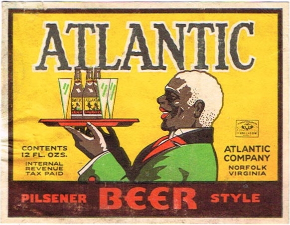 Item #82245 1938 Atlantic Beer Label ES121-11
