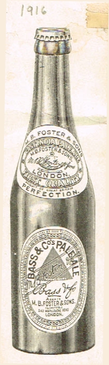 Item #75340 1916 Bass & Co's Pale Ale Paper Ad