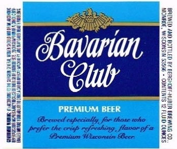 Item #69171 1985 Bavarian Club Premium Beer Label