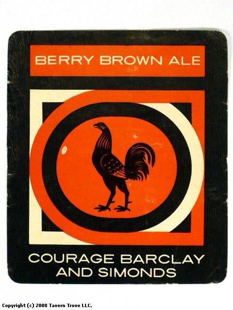 Item #45369 1960 Berry Brown Ale Label