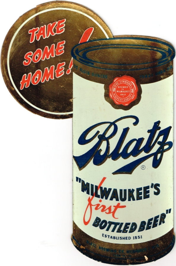 Item #75202 1949 Blatz Beer Decal Decal