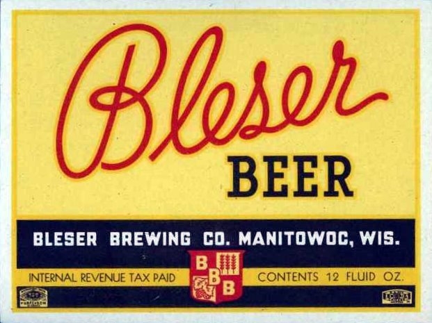 Item #44741 1937 Bleser Beer Label WI245-07