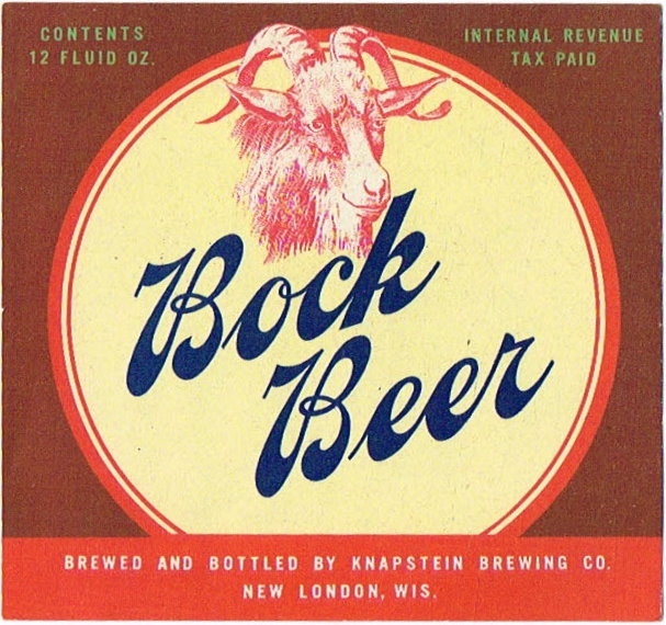 Item #81503 1943 Bock Beer Label WI373-22