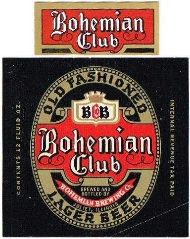 Item #67014 1950 Bohemian Club Beer Label No Ref.