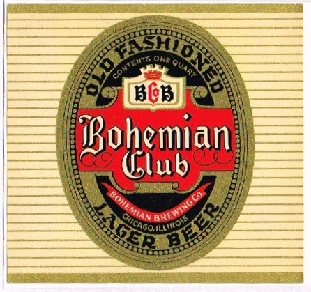 Item #64274 1962 Bohemian Club Beer Label