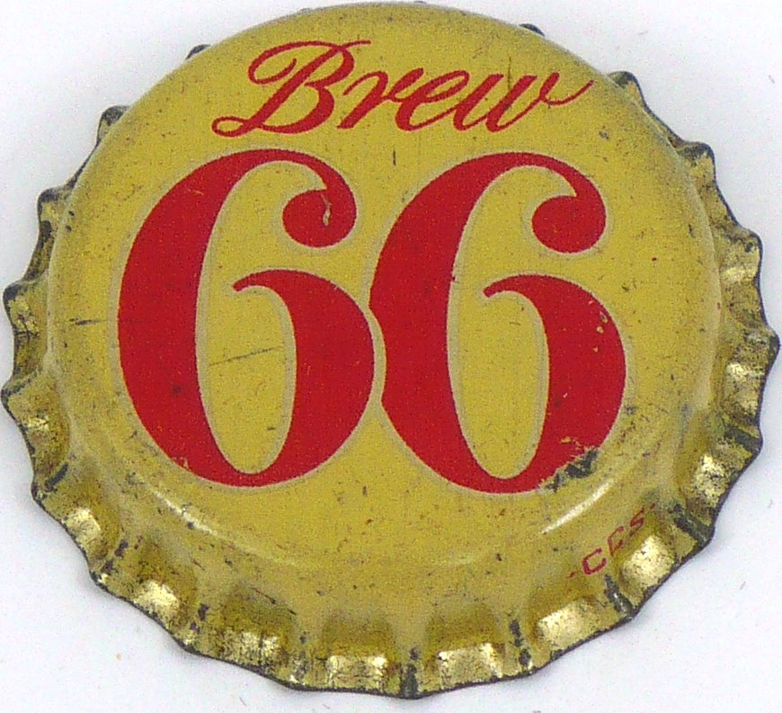 Item #2651 1947 Brew 66 Bottle Cap