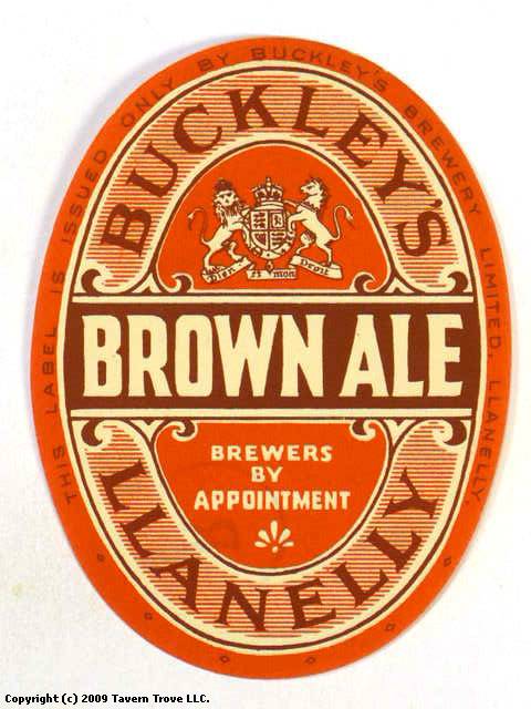 Item #50592 1940 Brown Ale Label