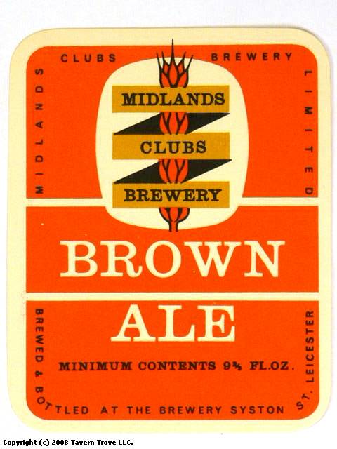 Item #45524 1965 Brown Ale Label