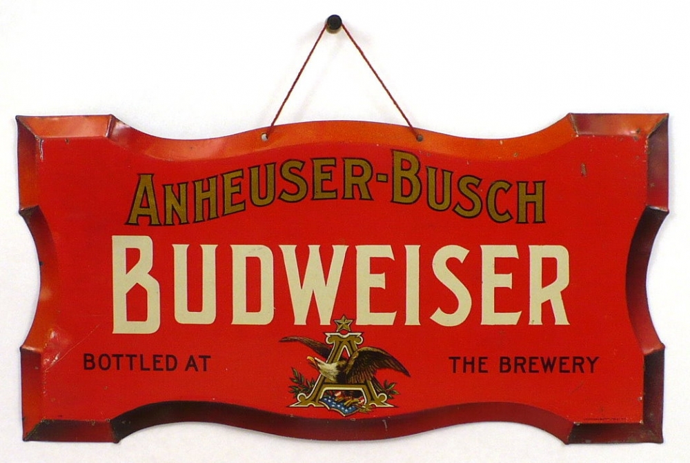 Item #6355 1907 Budweiser Beer Signs (All Signs, Indoor & Outdoor)