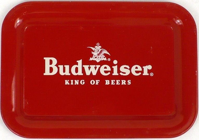 Item #88837 1950 Budweiser Beer Tip Tray