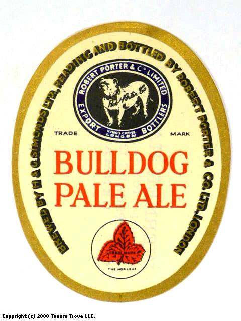 Item #45597 1956 Bulldog Pale Ale Label