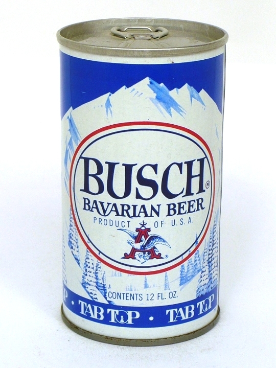 Item #20527 1967 Busch Bavarian Beer Tab Top Can T53-04.1b