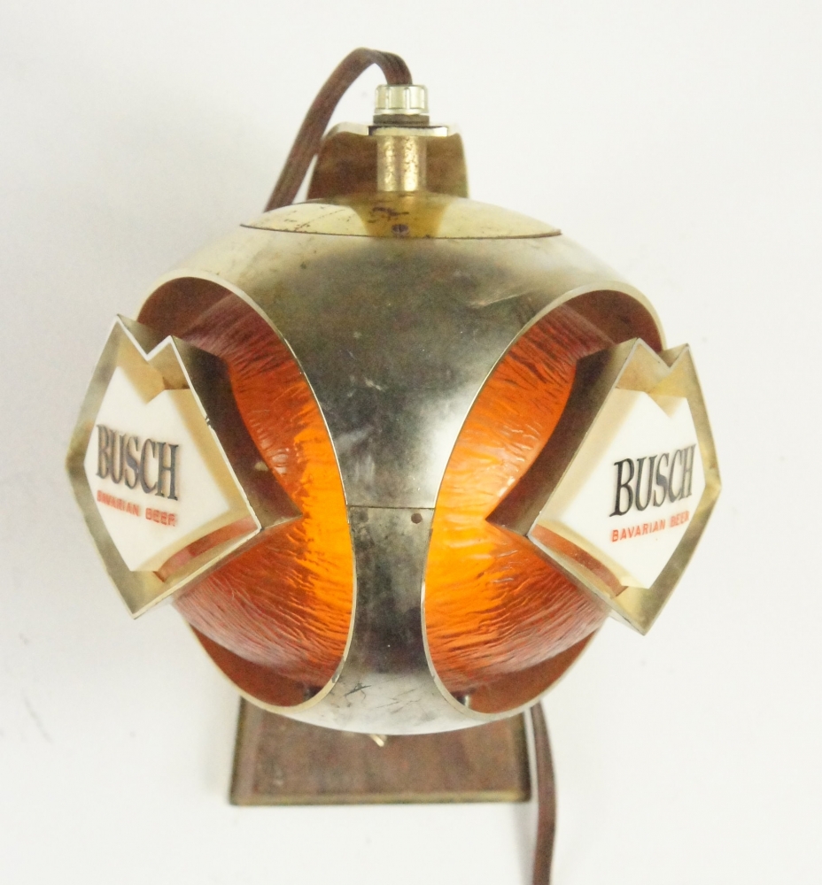 Item #27157 1955 Busch Bavarian Beer sconce Sign