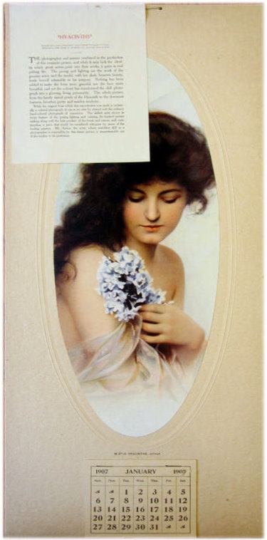 Item #77154 1907 Calendar 1907 Signs (All Signs, Indoor & Outdoor)