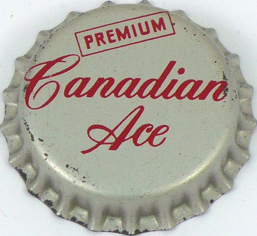Item #7187 1956 Canadian Ace Premium Beer Bottle Cap