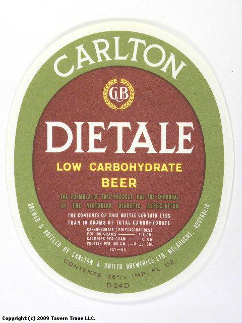Item #54872 1967 Carlton Dietale Label