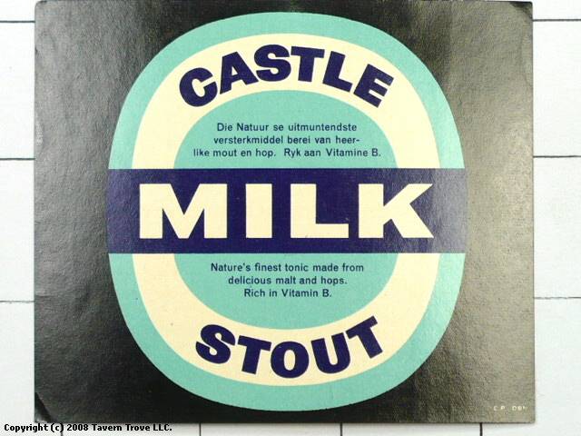 Item #36512 1968 Castle Milk Stout Label