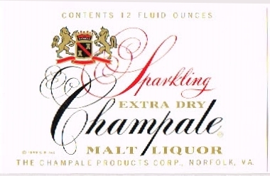 Item #64672 1968 Champale Malt Liquor Label