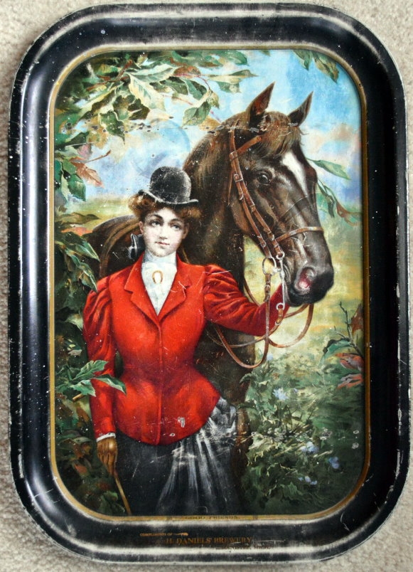 Item #87670 1900 Charles H. Daniels Brewery Serving Tray