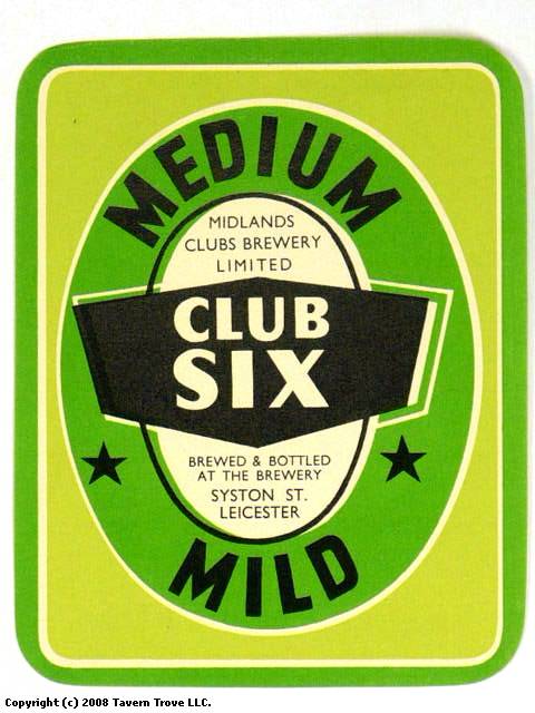 Item #45525 1955 Club Six Medium Mild Label
