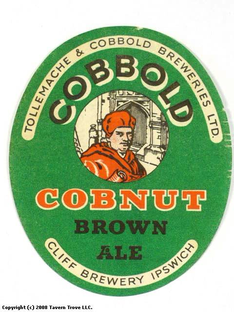 Item #39842 1959 Cobnut Brown Ale Label