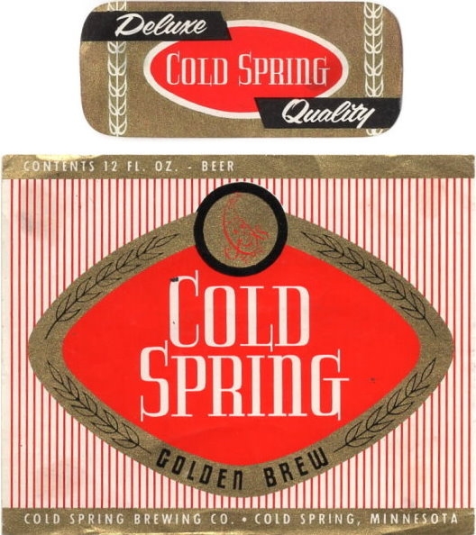 Item #19376 1958 Cold Spring Beer Label
