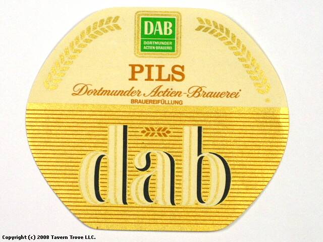 Item #37055 1963 Dab Pils Label