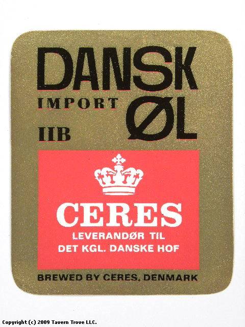 Item #53590 1969 Dansk Øl Label