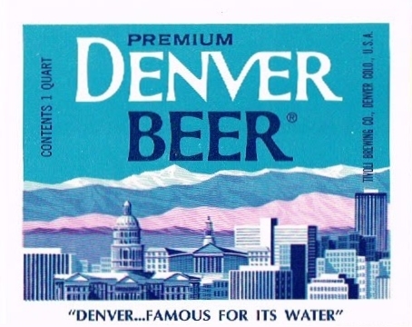 Item #18626 1967 Denver Premium Beer Label
