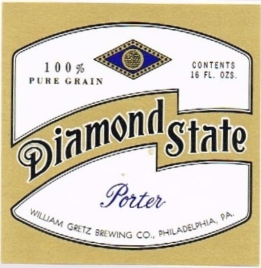 Item #70225 1955 Diamond State Porter Label