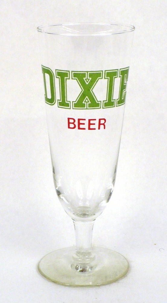 Item #80720 1960 Dixie Beer Stemmed ACL Drinking Glass