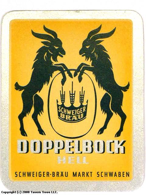 Item #43946 1956 Doppelbock Hell Label