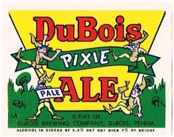 Item #66918 1952 Du Bois Pixie Ale Label