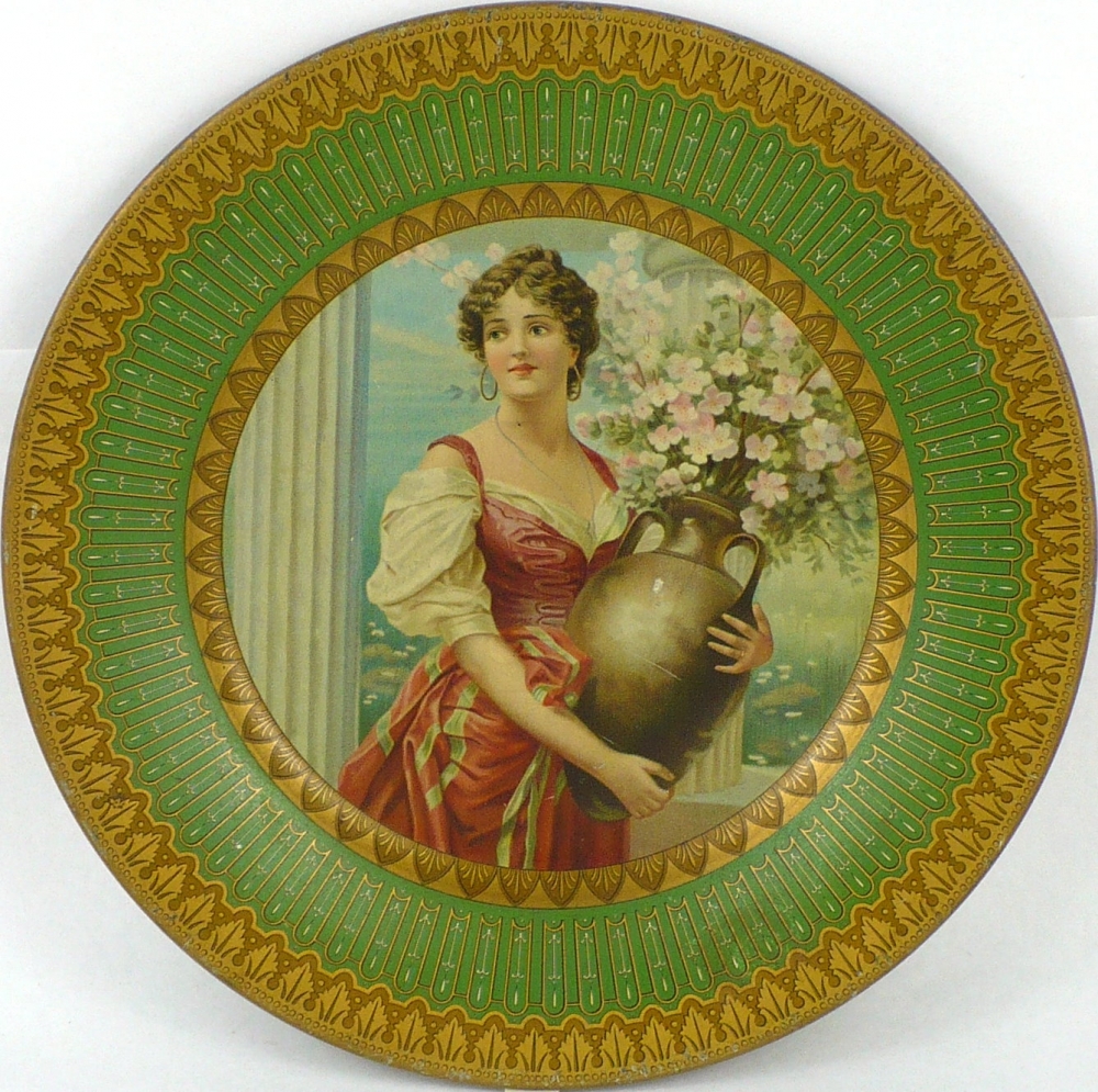 Item #88780 1905 Edel Brau Beer art plate Vienna Art Plate