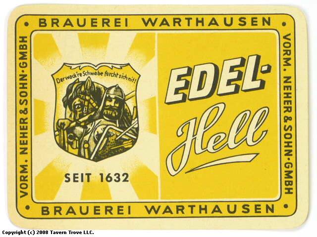 Item #46950 1960 Edel-Hell Label