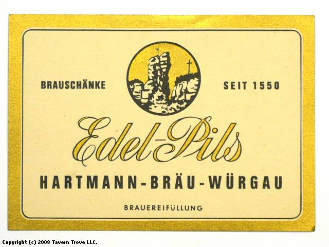Item #36784 1960 Edel-Pils Label
