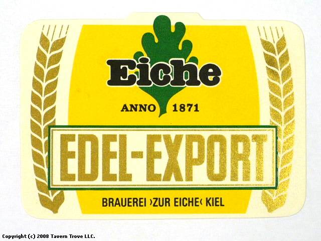 Item #40261 1968 Eiche Edel-Export Label