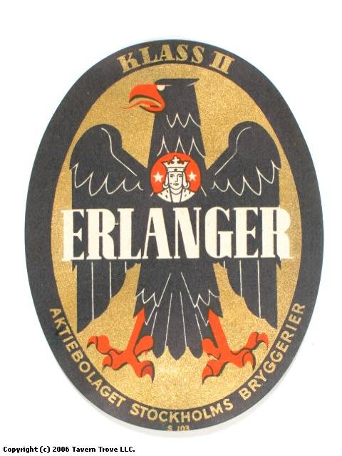 Item #27556 1952 Erlanger Beer Label