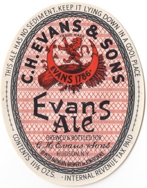 Item #72695 1935 Evan's Ale Label NY24-24