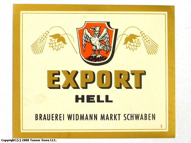 Item #40132 1965 Export Hell Label