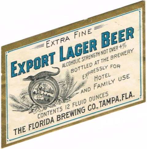 Item #86529 1910 Export Lager Beer Label No Ref.