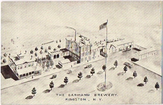 Item #55099 1914 Peter Barmann Brewery Factory Scene Post Card